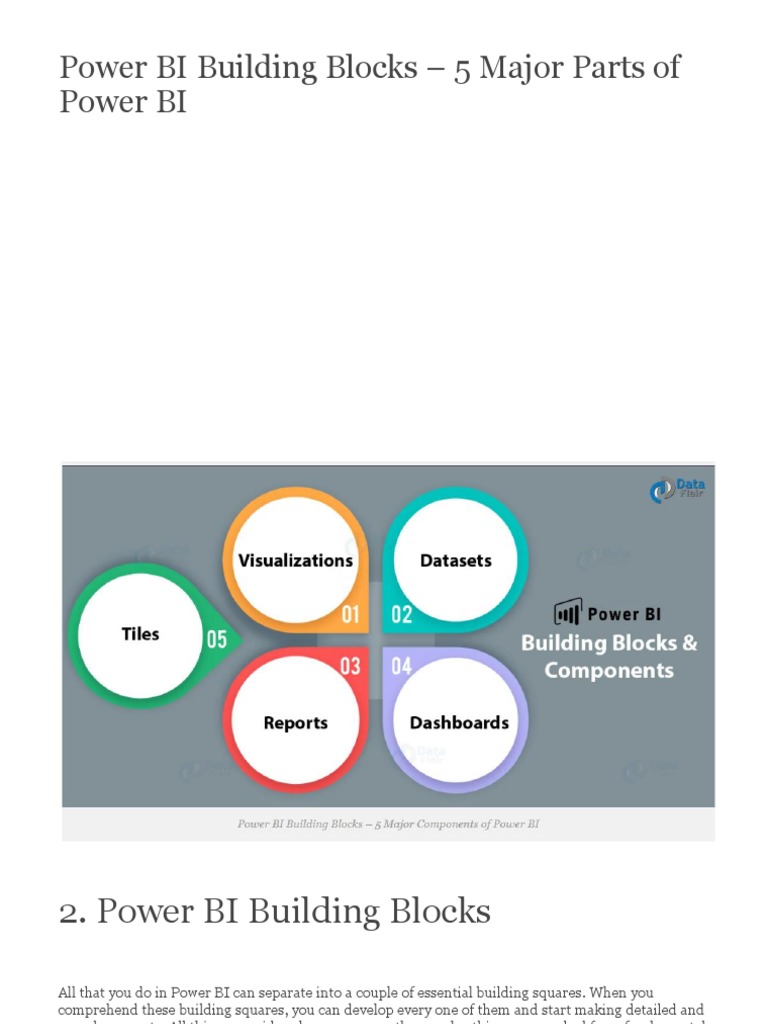 Power BI Building Blocks | Download Free PDF | Databases | Information