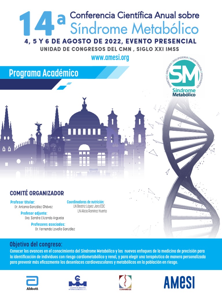 blobbygoPROGRAMA CONGRESO AMESI 2022 PDF | PDF | Síndrome metabólico ...