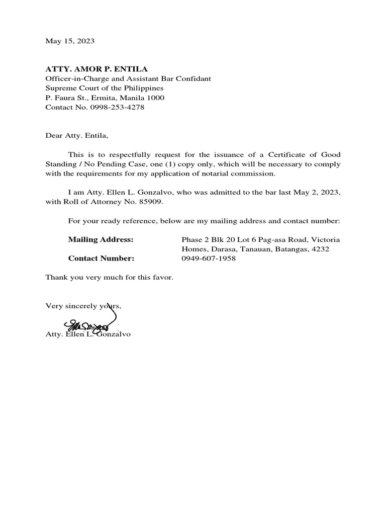 Notarial Commission Request | PDF