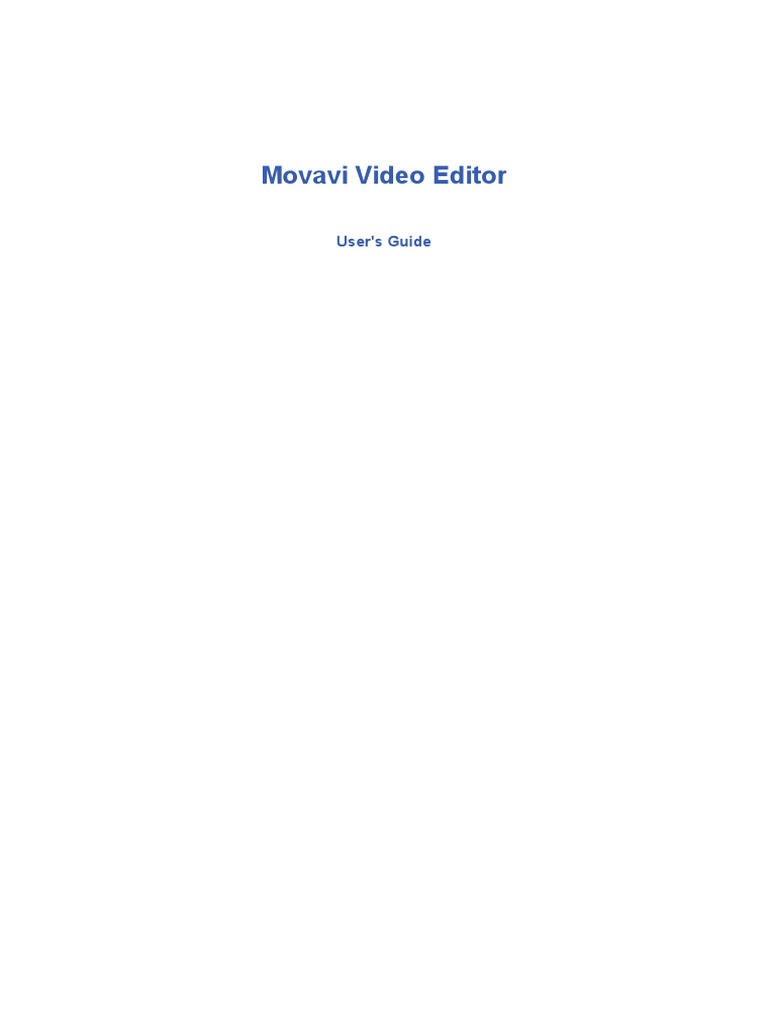 Movavi Video Editor | PDF | Graphics Processing Unit | Codec