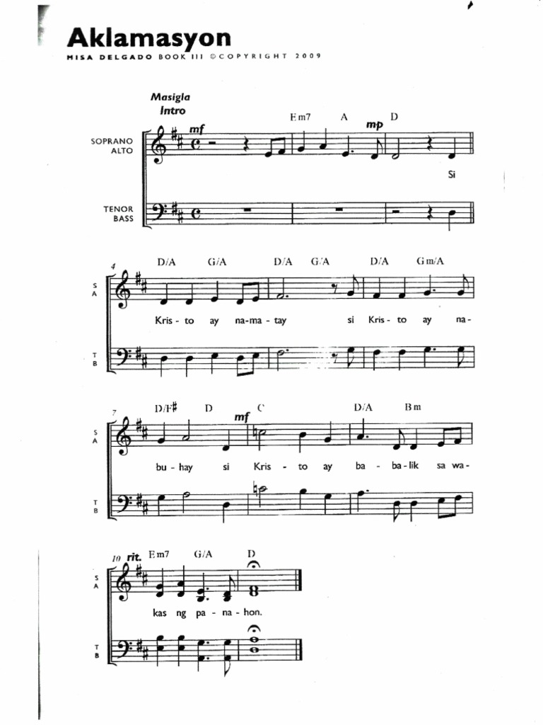 6 Aklamasyon - Delgado | PDF