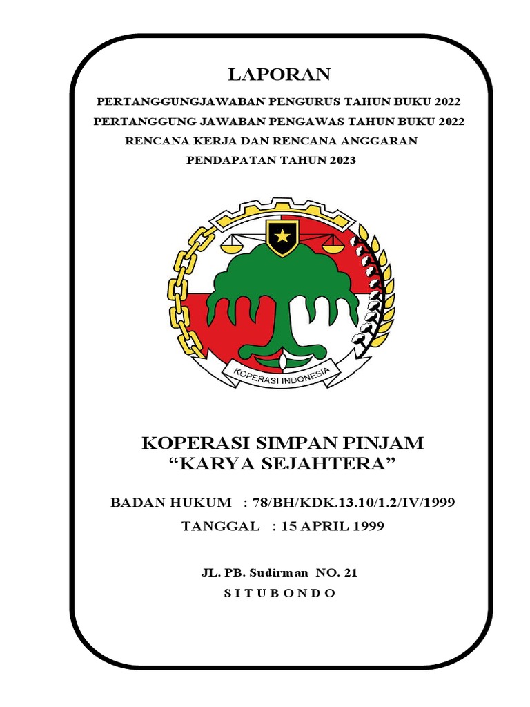 LAPORAN PENGAWAS DAN RENCANA KERJA 2022 | PDF