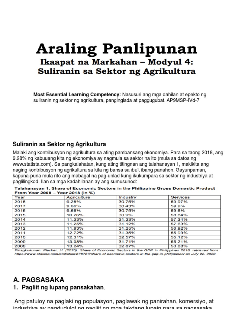 Fourth Quarter Ap9 Week 4 Module and Activity | PDF