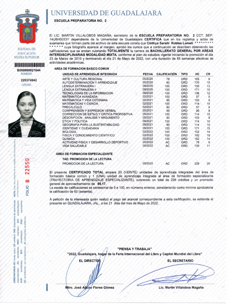 Certificado Preparatoria | PDF Certificado Preparatoria | PDF