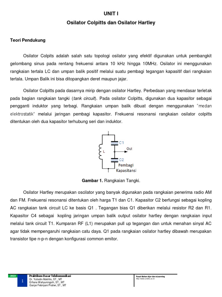 Laporan Praktikum Dasar Telekomunikasi-2 | PDF Laporan Praktikum Dasar Telekomunikasi-2 | PDF