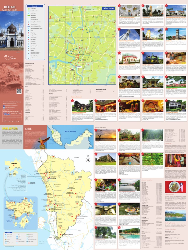Map Guide KEDAH English | PDF