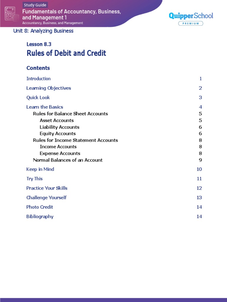 FABM-1-rules-of-debit-and-credit | PDF | Debits And Credits | Equity ...
