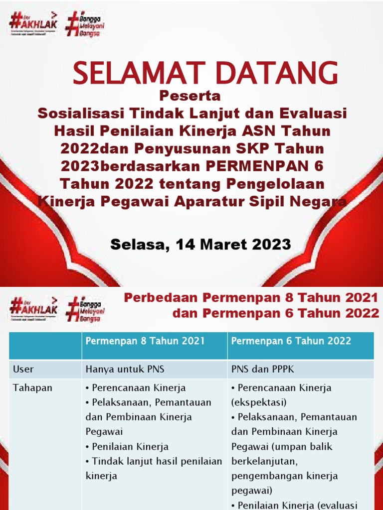 Materi Penyusunan SKP 2023 | PDF