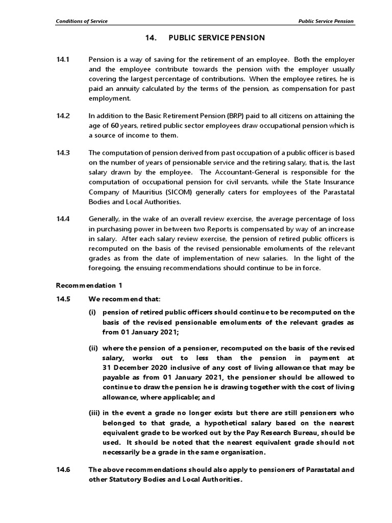 Pension PDF
