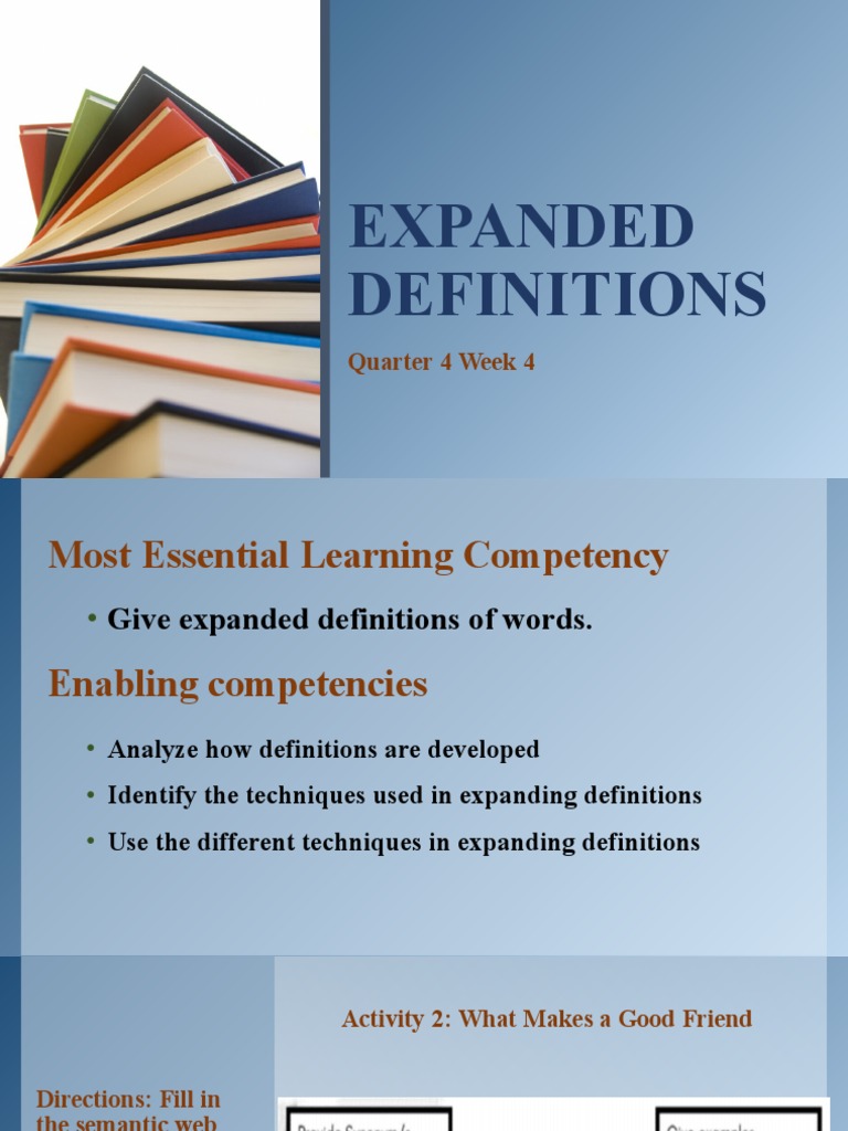 Techniques for Expanding Definitions | PDF | Journalism | Definition