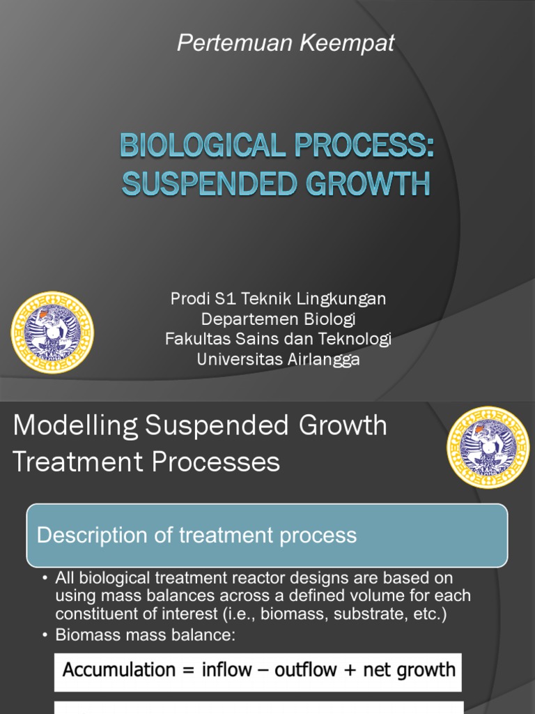 Pertemuan 4 - Suspended Growth - NFT | PDF | Nitrate | Sewage Treatment