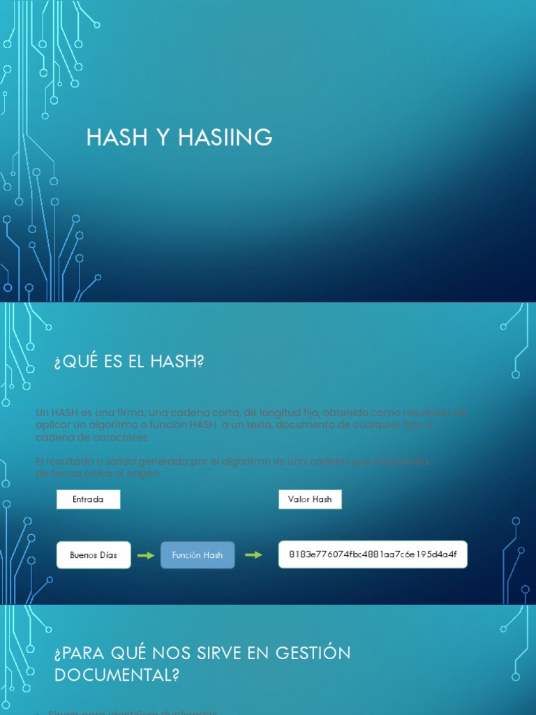 Hash y Hasing | PDF