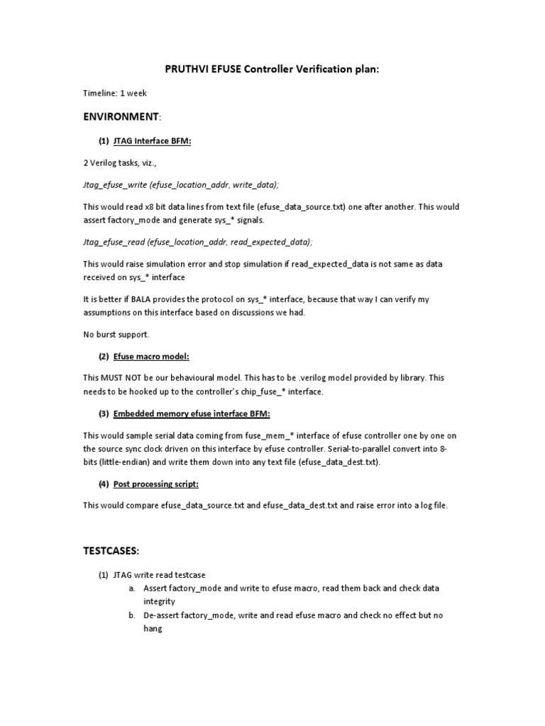 Verification Plan | PDF