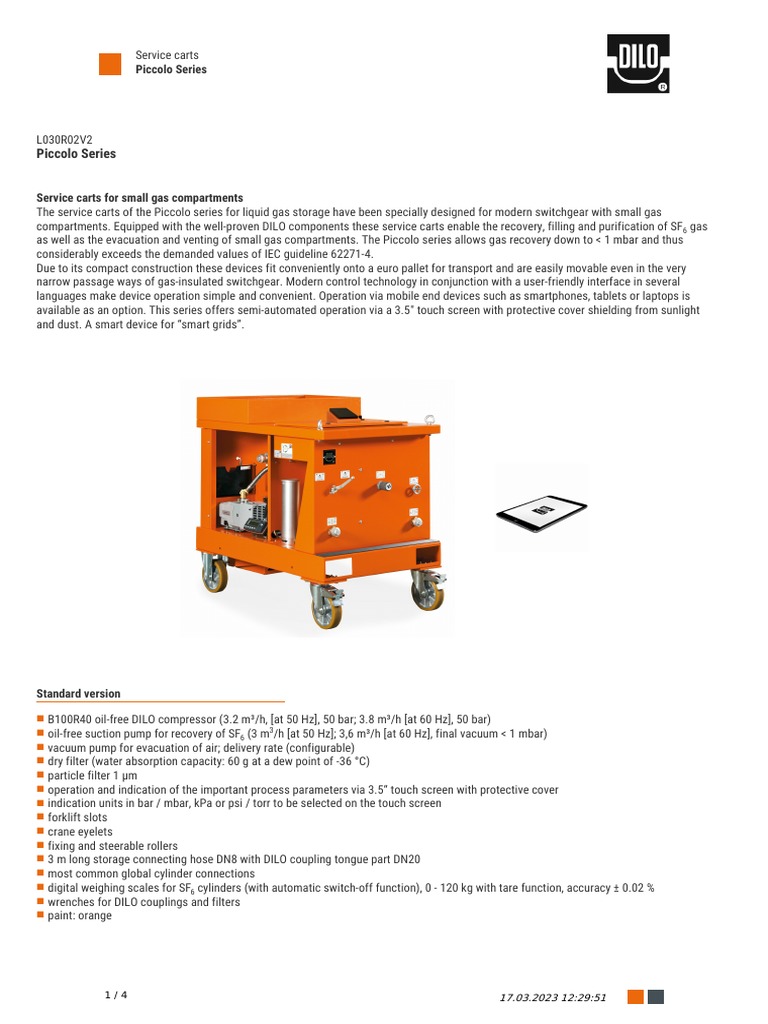 DILO Picolo L030R02V2 | PDF | Pump | Vacuum