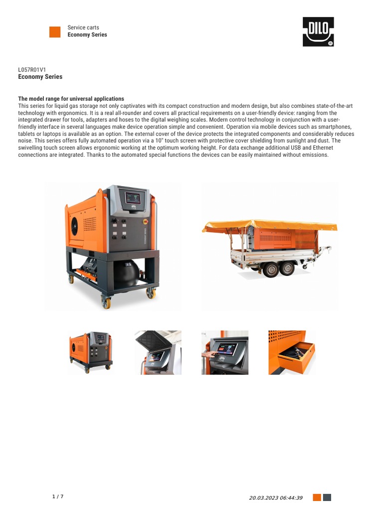 DILO Cart L057R01V1 | PDF | Pump | Touchscreen