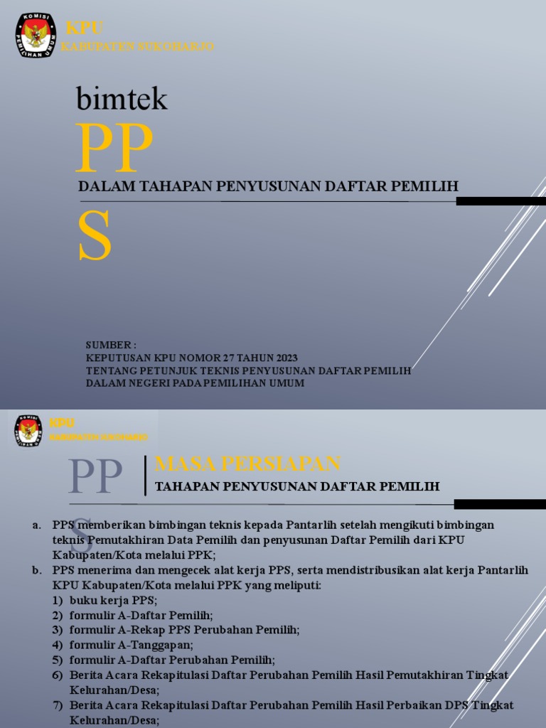 Materi Bimtek PPS | PDF
