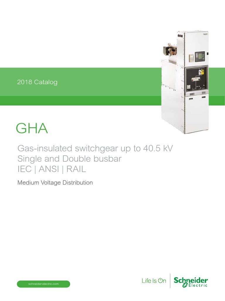 GHA Gas-Insulated Switchgear Catalog | PDF | Electrical Substation ...