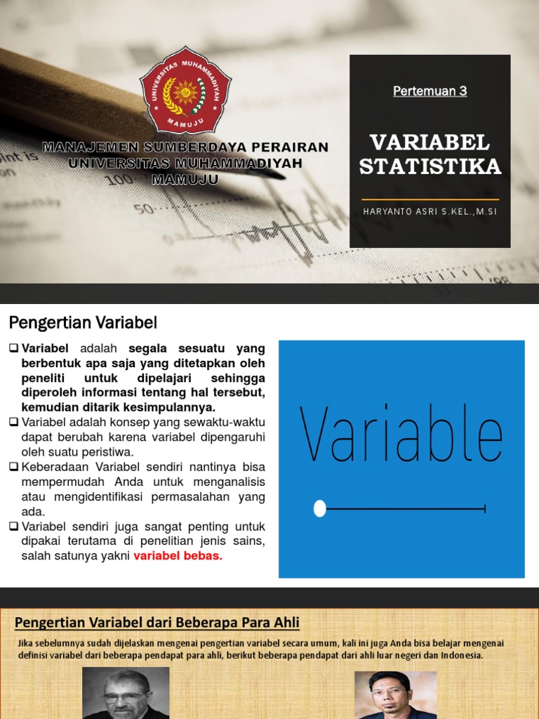 Pertemuan 3. Variabel | PDF