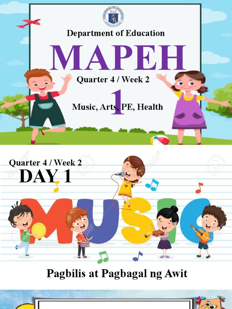 Q4 MAPEH 1 Week 2 | PDF