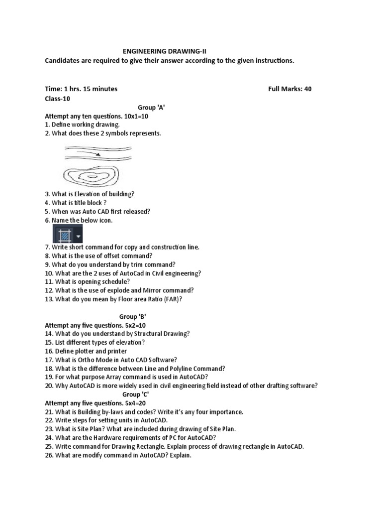 Engineering Final Drawing Paper | PDF