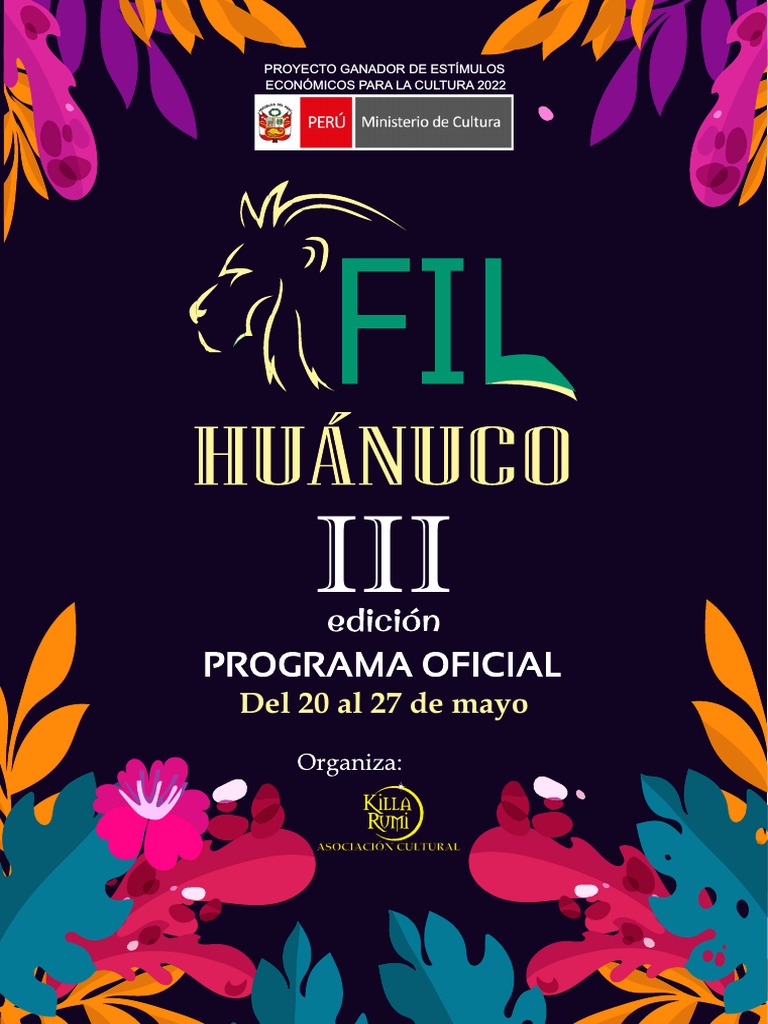 III Programa FIL 2023 | PDF