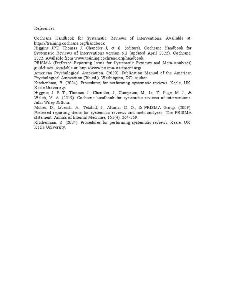 Systematic Review Guidelines and Resources | PDF | Self-Improvement ...