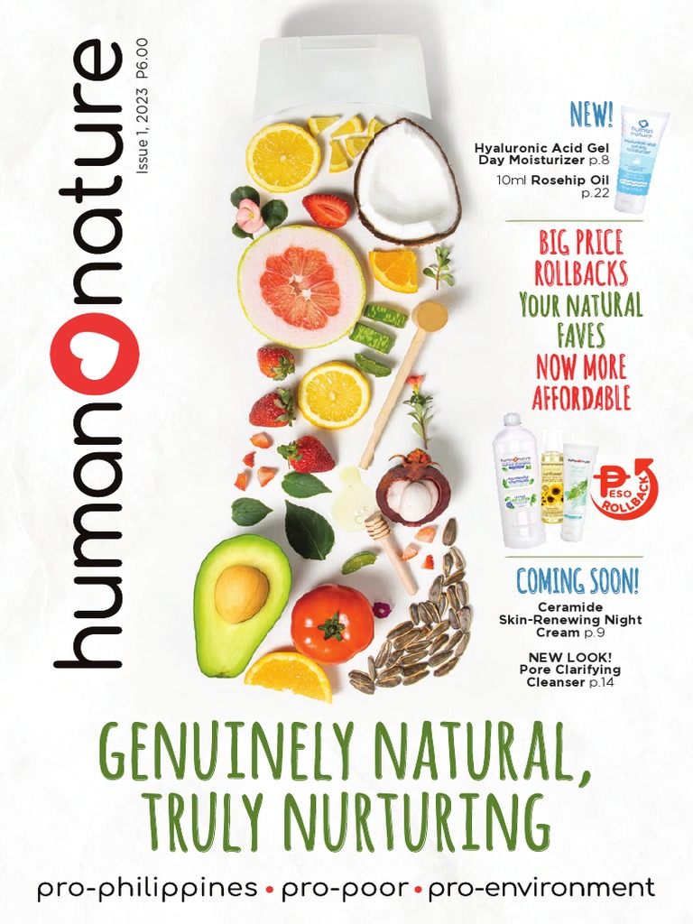 Human Nature Magalogue - 012023 | PDF | Pimple | Shampoo