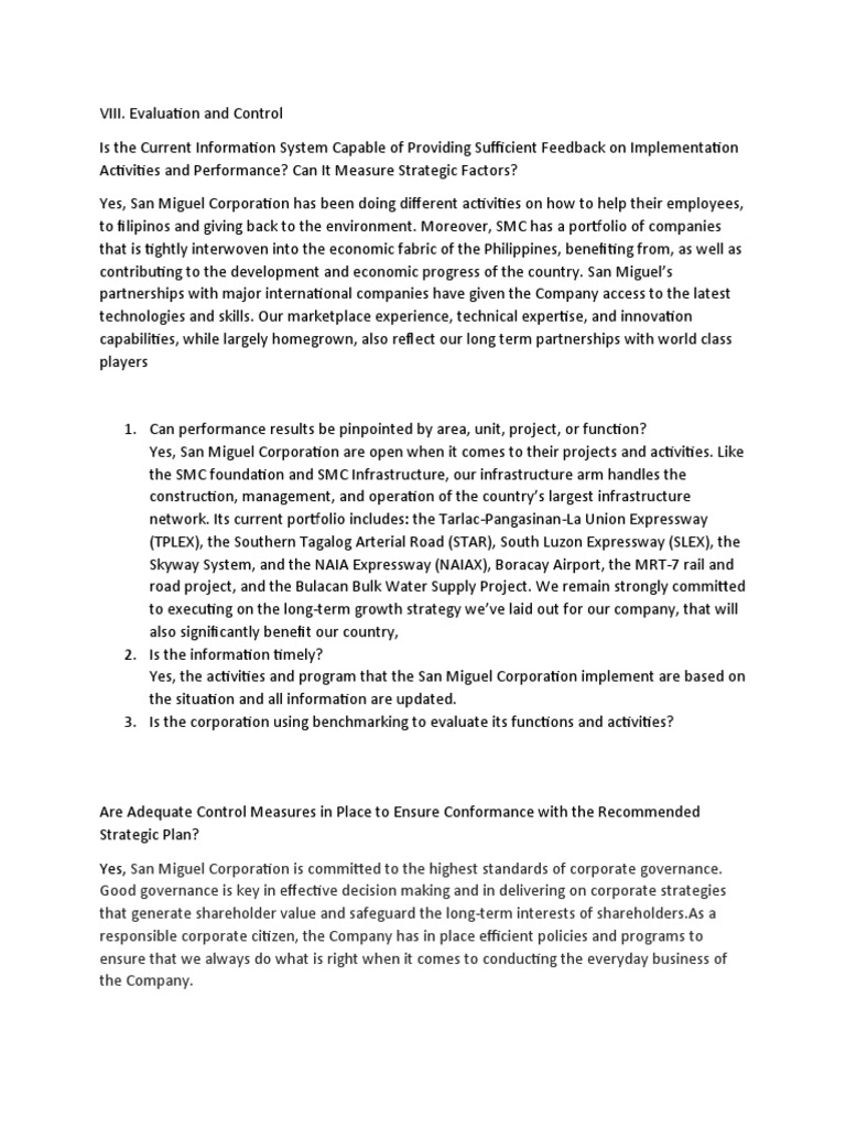 VIII Evaluation and Control | PDF | Economies | Business