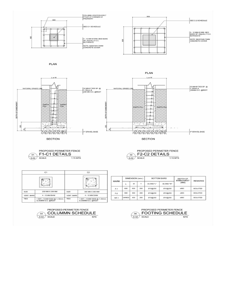 Foundation Layout | PDF