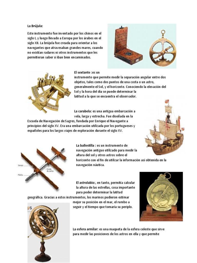 Instrumentos de Navegacion Edad Antigua | PDF | Navegación | Astronomía