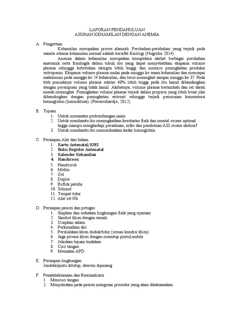 LP ANC Anemia | PDF