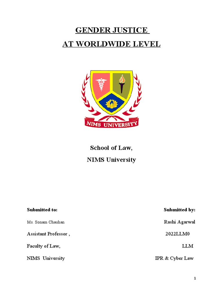 Gender Euality | PDF | Gender Studies | Gender Equality