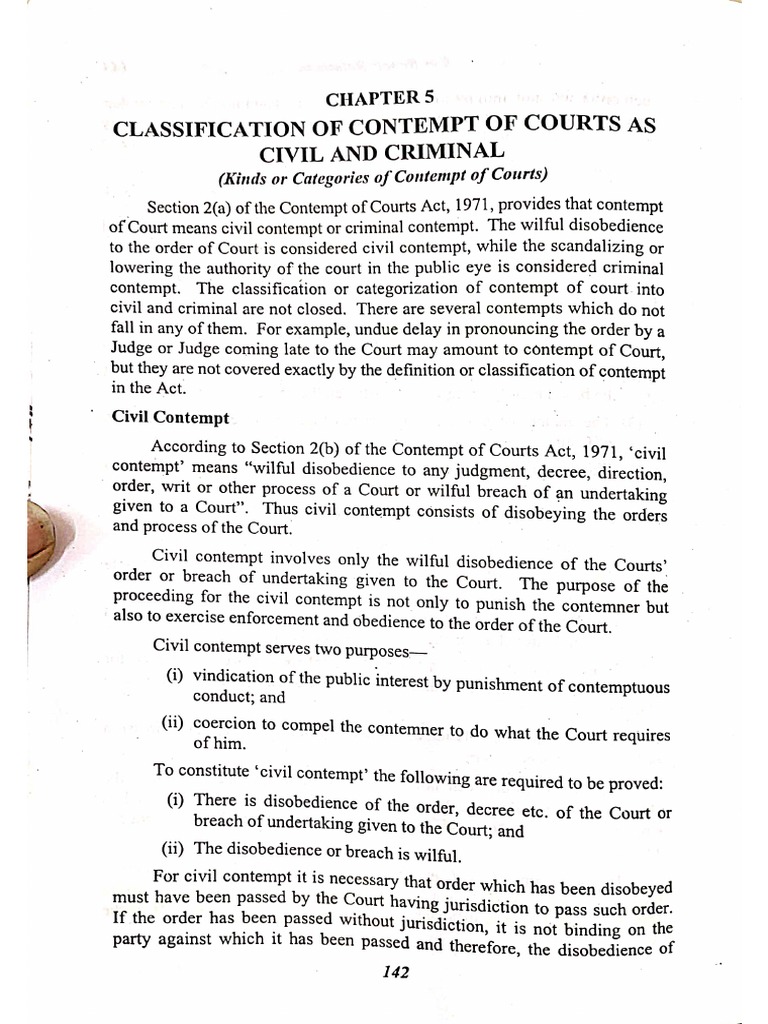 Contempt of Court | PDF