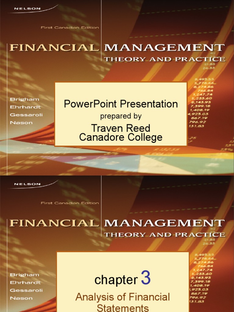 CH03 PPT BrighamFM1CE Analysis of Financial Statement | PDF | Price–Earnings Ratio | Return On ...