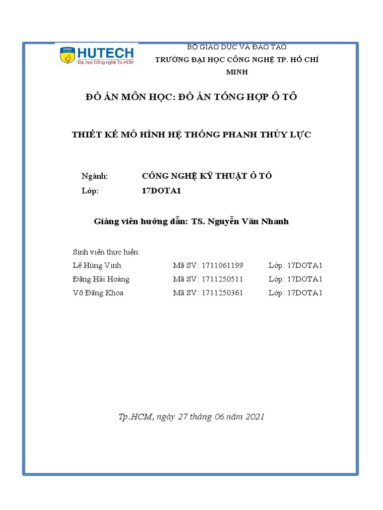 (123doc) - Thiet-Ke-Mo-Hinh-He-Thong-Phanh-Thuy-Luc | PDF