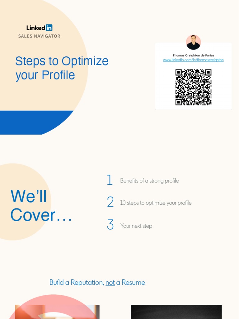 Steps To Optimize Your Profile | PDF | Linked In | Communication