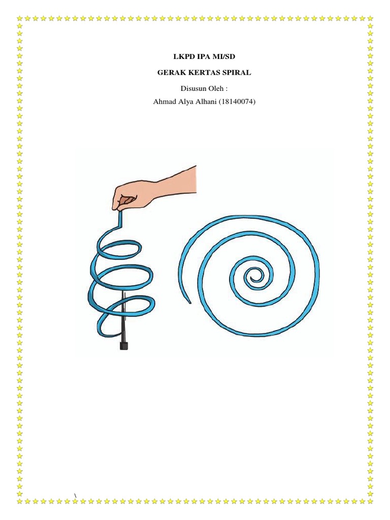 Alhani-18140074-Gerak Kertas Spiral | PDF