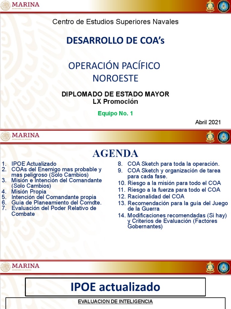 GPO 1 Desarrollo de COAs Bueno | PDF