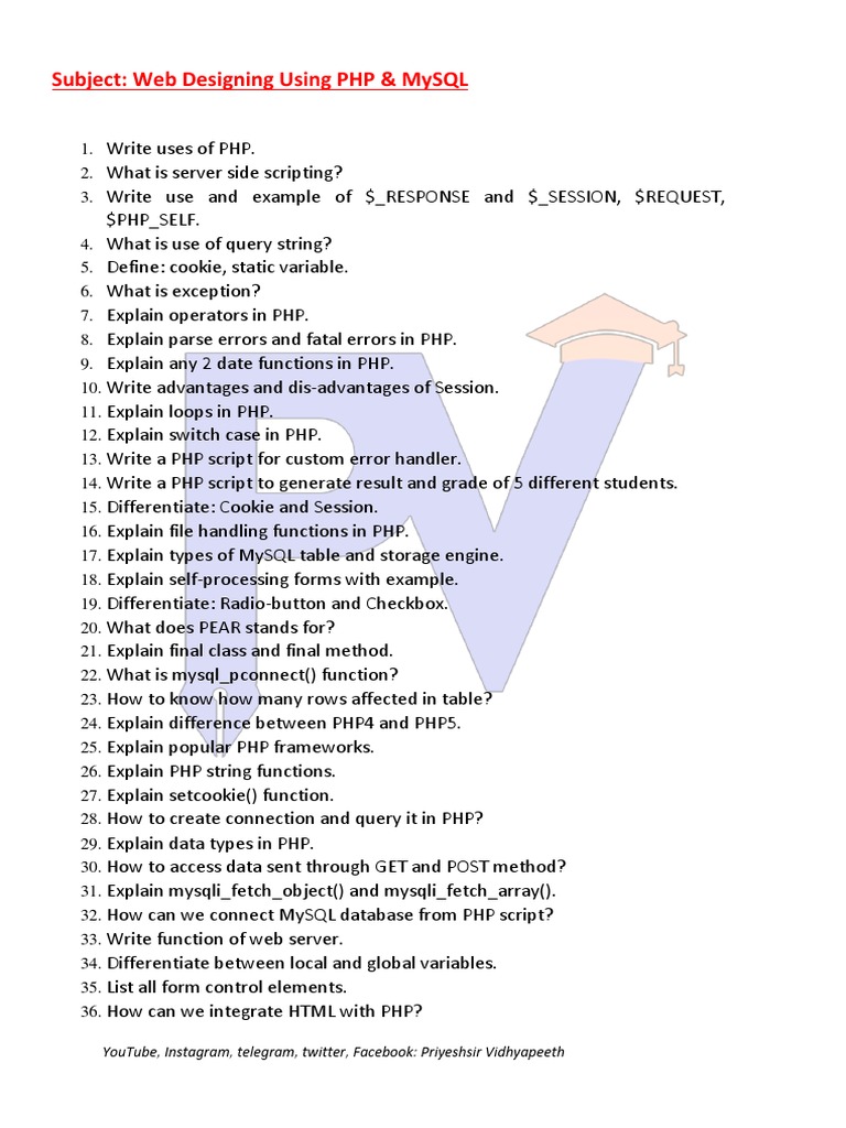 PHP & MySQL for Web Design Students | PDF | Php | World Wide Web