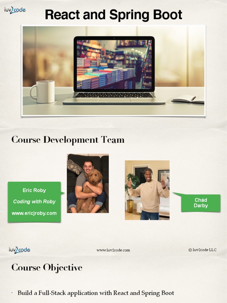 001 React Spring Boot Course Introduction | PDF