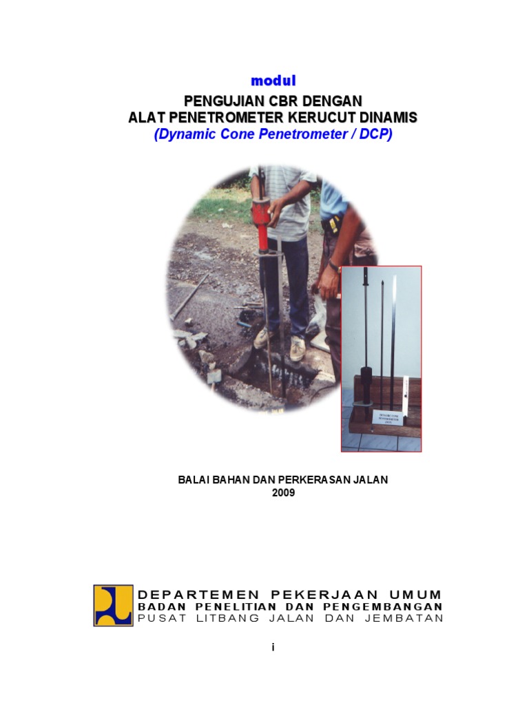 02A.Pengujian CBR Dengan DCP | PDF