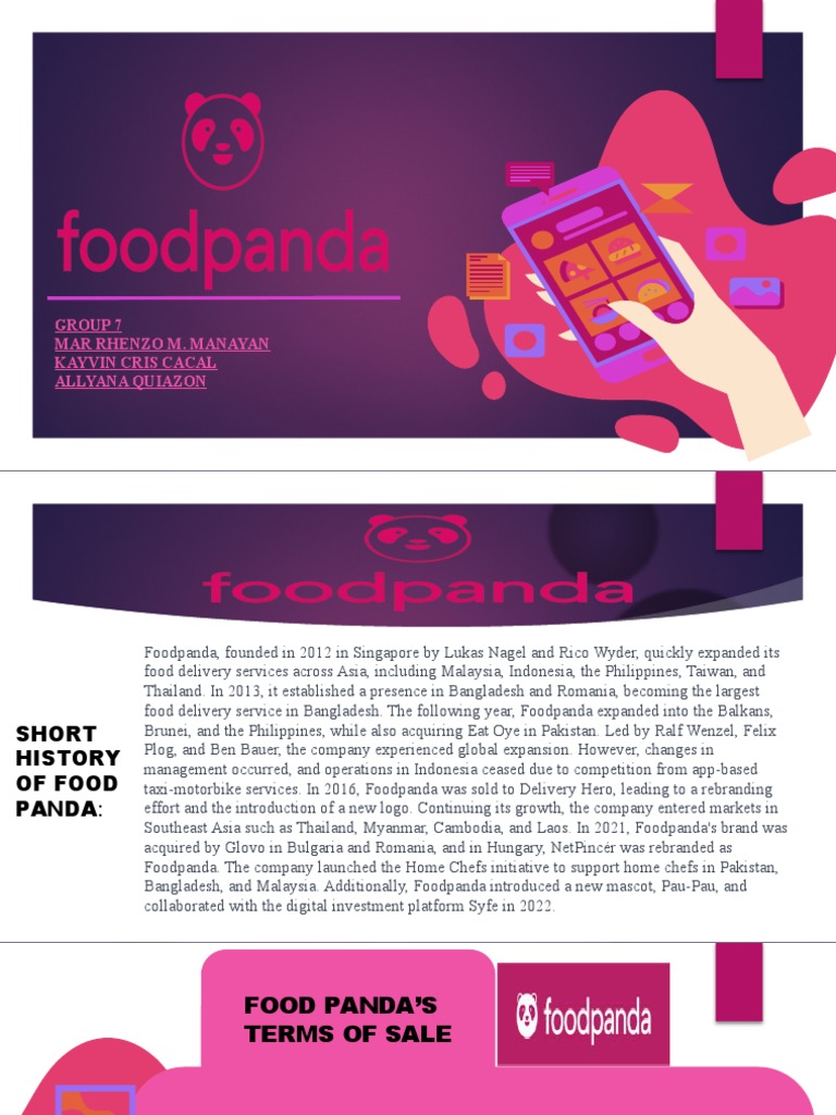 Group 7 Foodpanda | PDF | Business | Service Industries