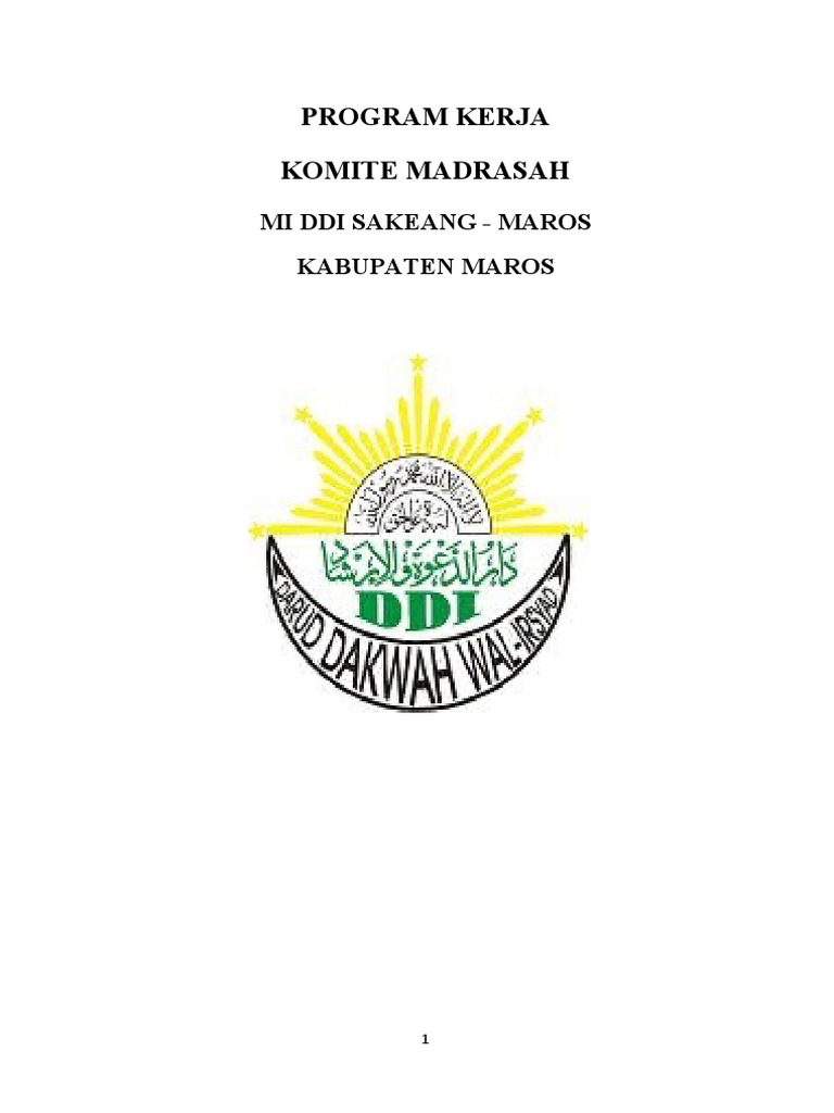 ISI Program Kerja Komite | PDF