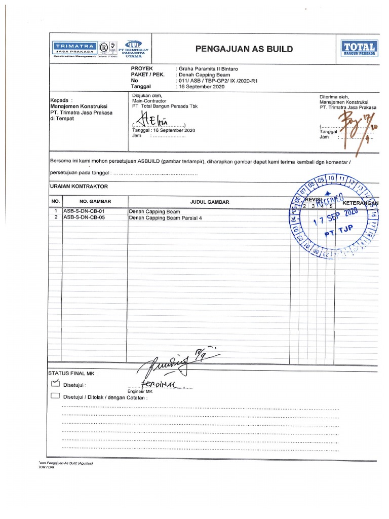 011 - Denah Capping Beam | PDF
