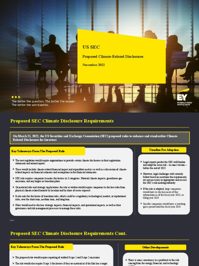 US - SEC - Proposed Rules | PDF | U.S. Securities And Exchange ...