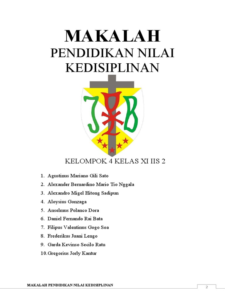 Makalah PN Kedisiplinan (Ready) | PDF