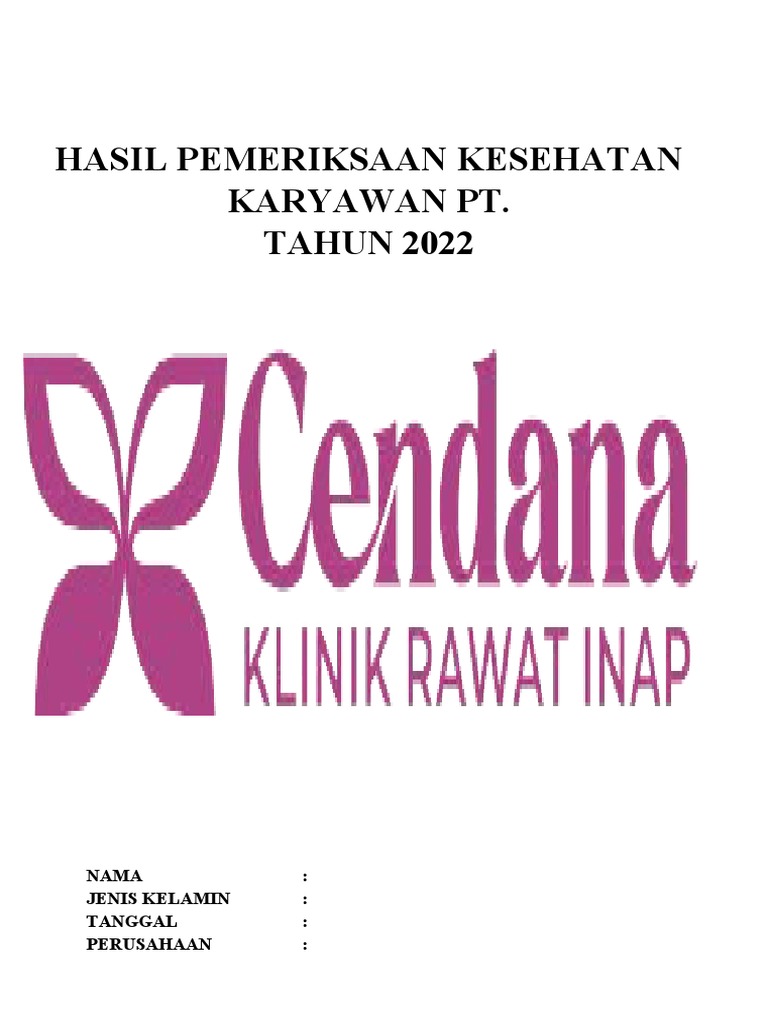 Final Resume Hasil Mcu Klinik Cendana | PDF
