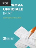 IMAT 2022 Answer Key and Solutions | PDF | Sulfate | Sodium