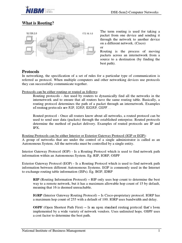 Routing Pdf Routing Router Computing