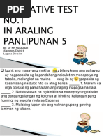 Gr-5-Performance-Task-2nd Quarter MAPEH and ARAL. PAN. | PDF